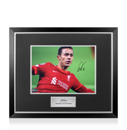 Thiago Alcantara Signed Liverpool FC Photo In Premium Photo Frame ...