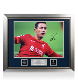 Thiago Alcantara Official UEFA Champions League Signed and Framed ...