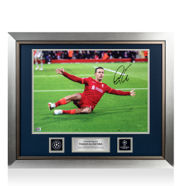 Thiago Alcantara Official UEFA Champions League Signed and Framed ...