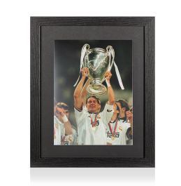 UNSIGNED Fernando Redondo Photo In Black Wooden Frame: Real Madrid CF ...