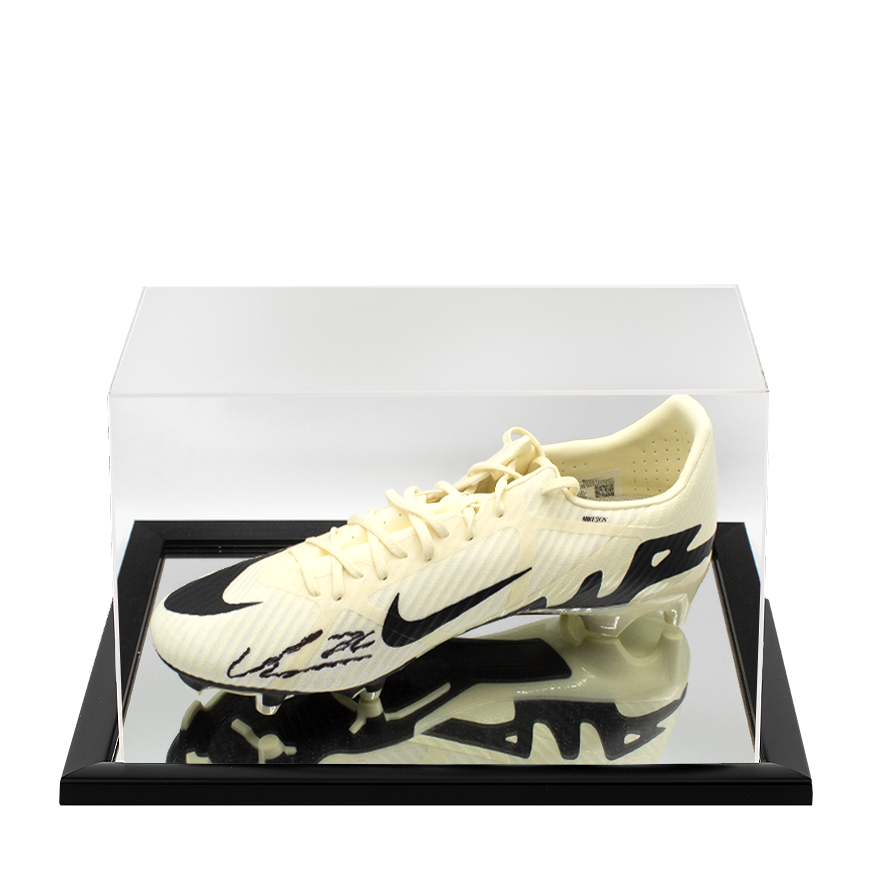 Cole Palmer Signed Nike Mercurial Vapor Boot In Bubble Frame: Option 1