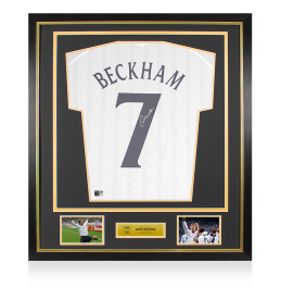 Buy David Beckham Official FIFA World Cup Back autographed and Framed ...